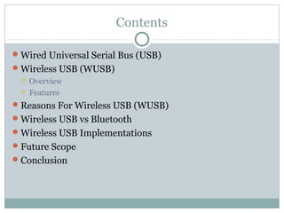 Wireless USB | PPT