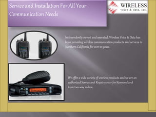 Wireless voice and data digital two way radio | PPTX