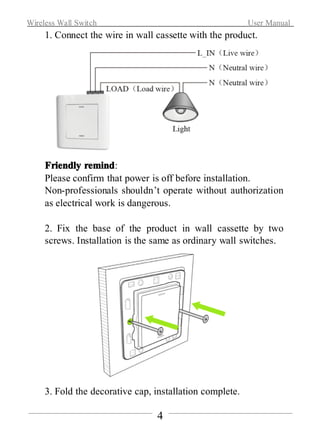 Wireless Wall Switch | PDF