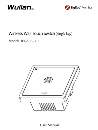 Wireless Wall Switch (Single Key) | PDF