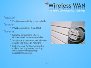 Wireless wan solutions customer presentation at&t_revised2_02-13-2012 | PPT