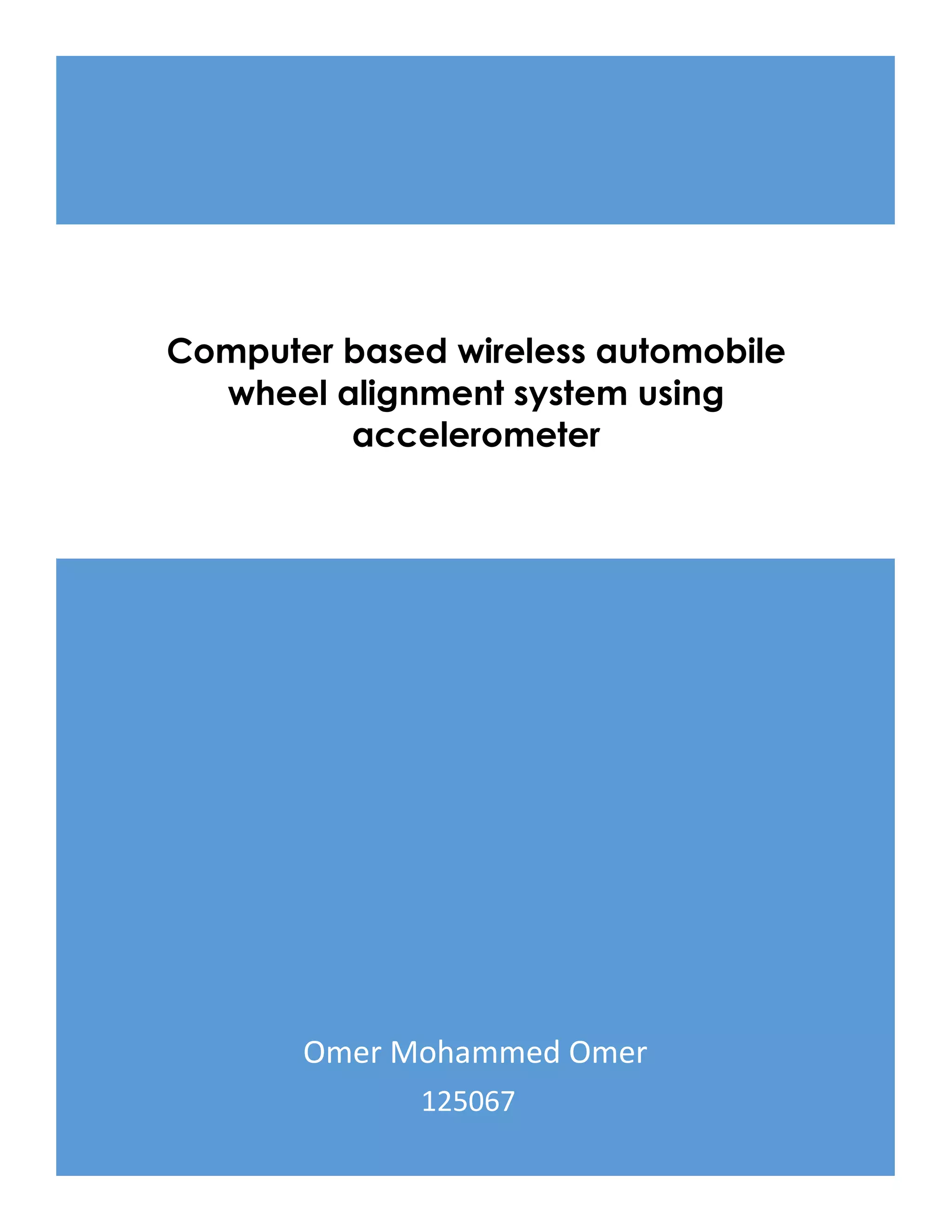 Wireless wheel alignment system | PDF