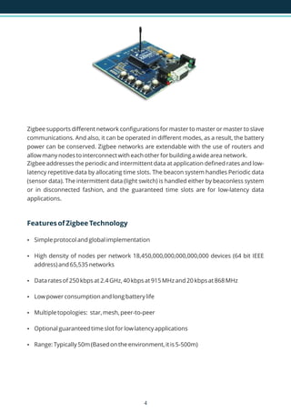 Wireless zigbee communicationtechnology | PDF