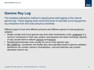 Well logging analysis: methods and interpretation | PDF