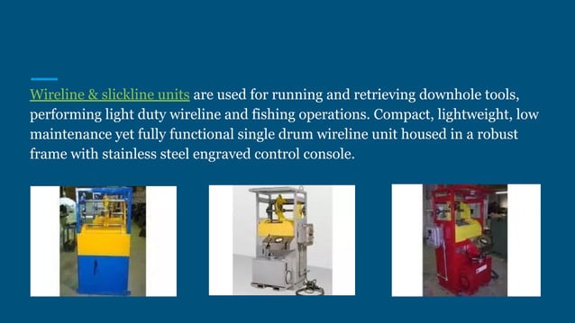WIRELINE & SLICKLINE UNITS.pdf | Commercial Trucks | Auto Body Styles