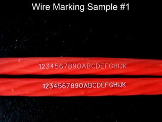 Wire marking | PPT