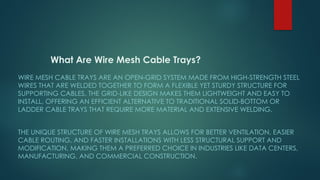 Wire Mesh Cable Trays Streamline Your Installation Process with Less ...