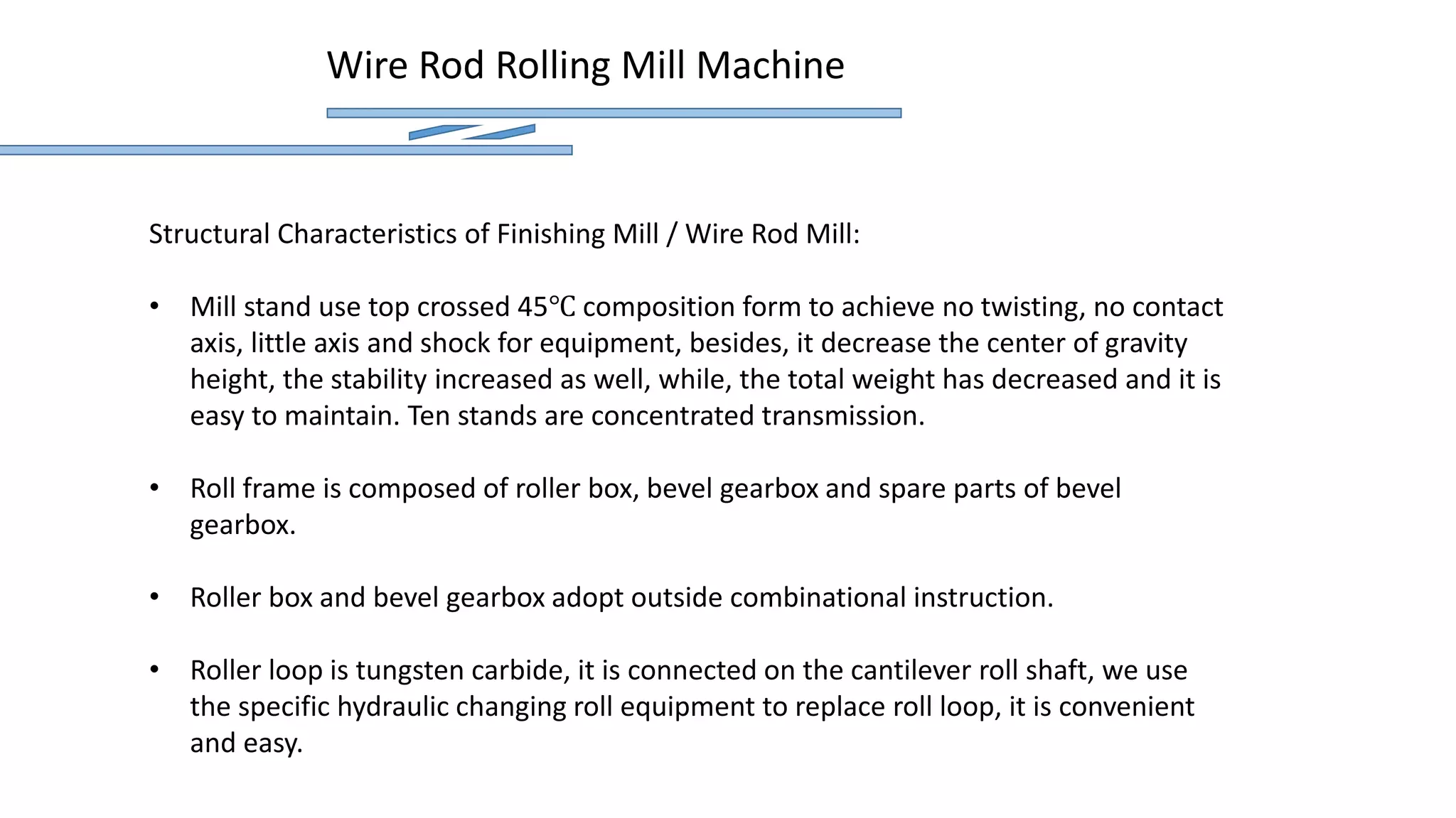 Wire rod rolling mill | PPTX