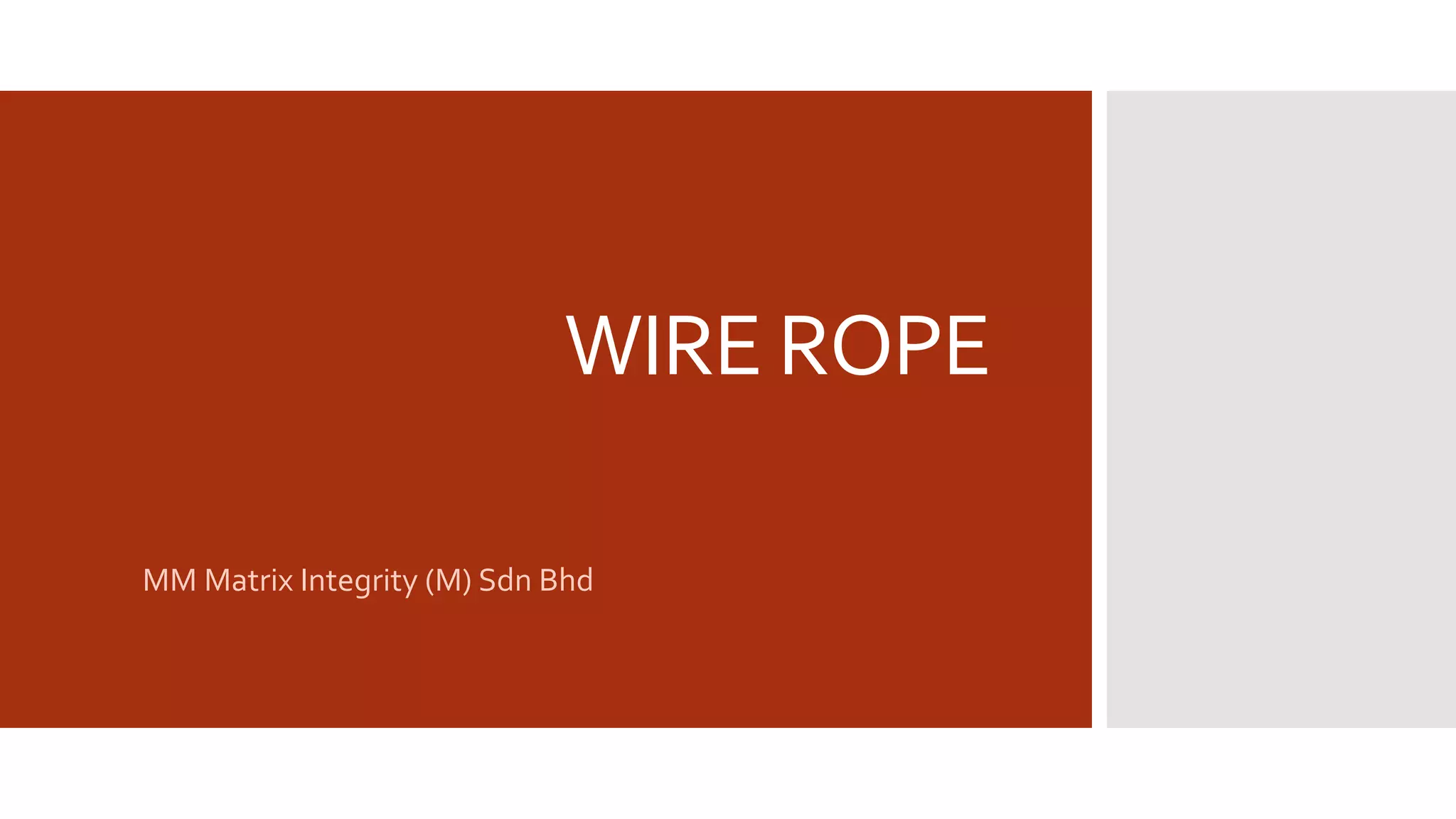 WIRE ROPE.pptx
