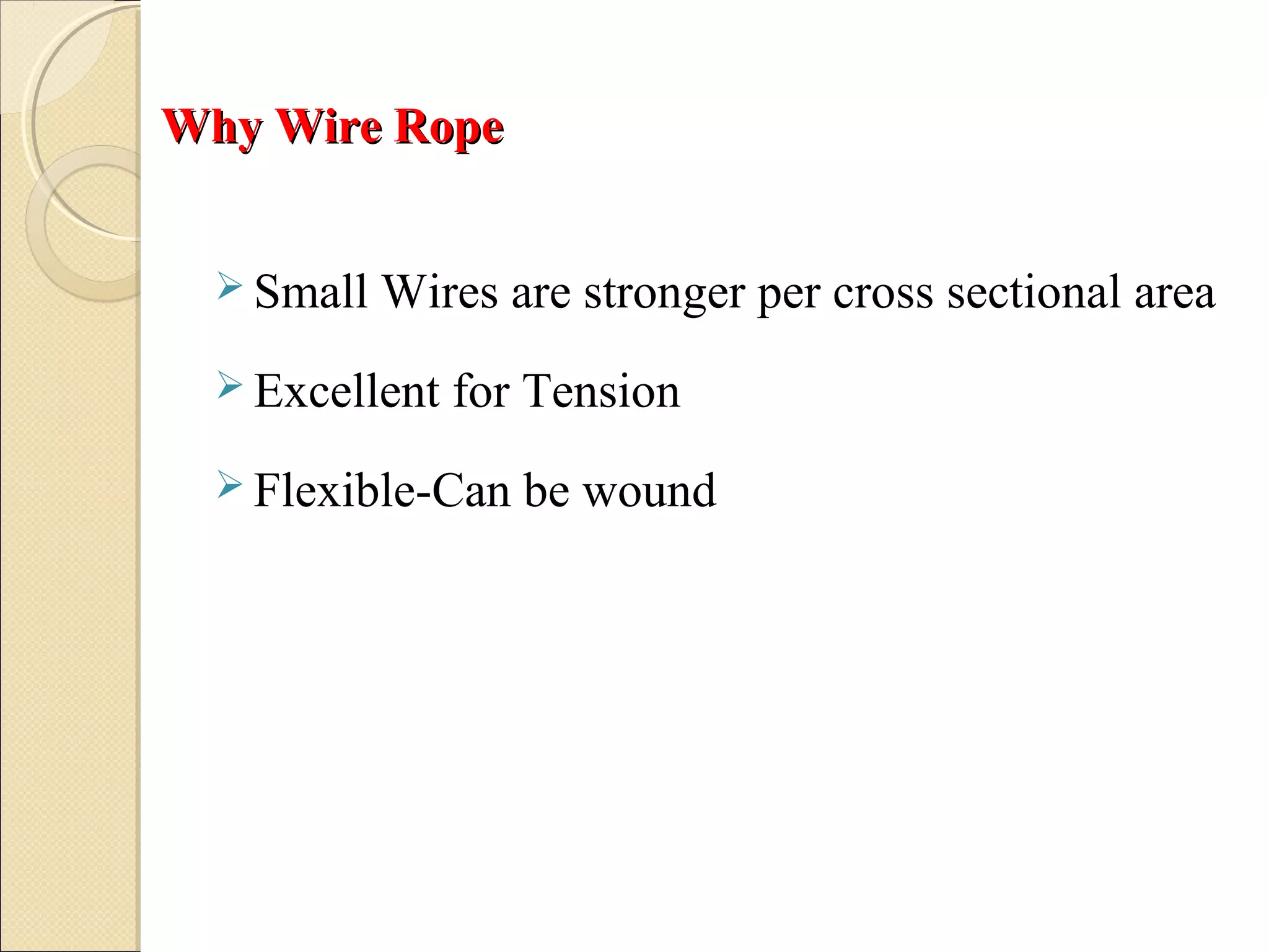 Wire rope design | PPT