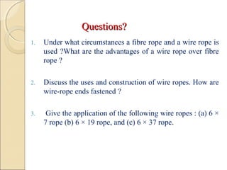 Wire rope design | PPT