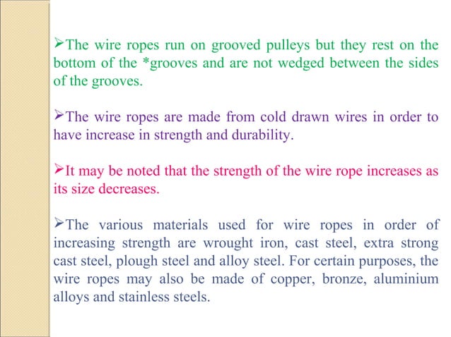Wire rope design | PPT