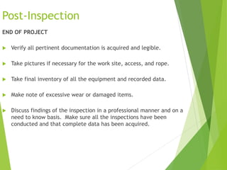 Wire rope inspection service | PPTX