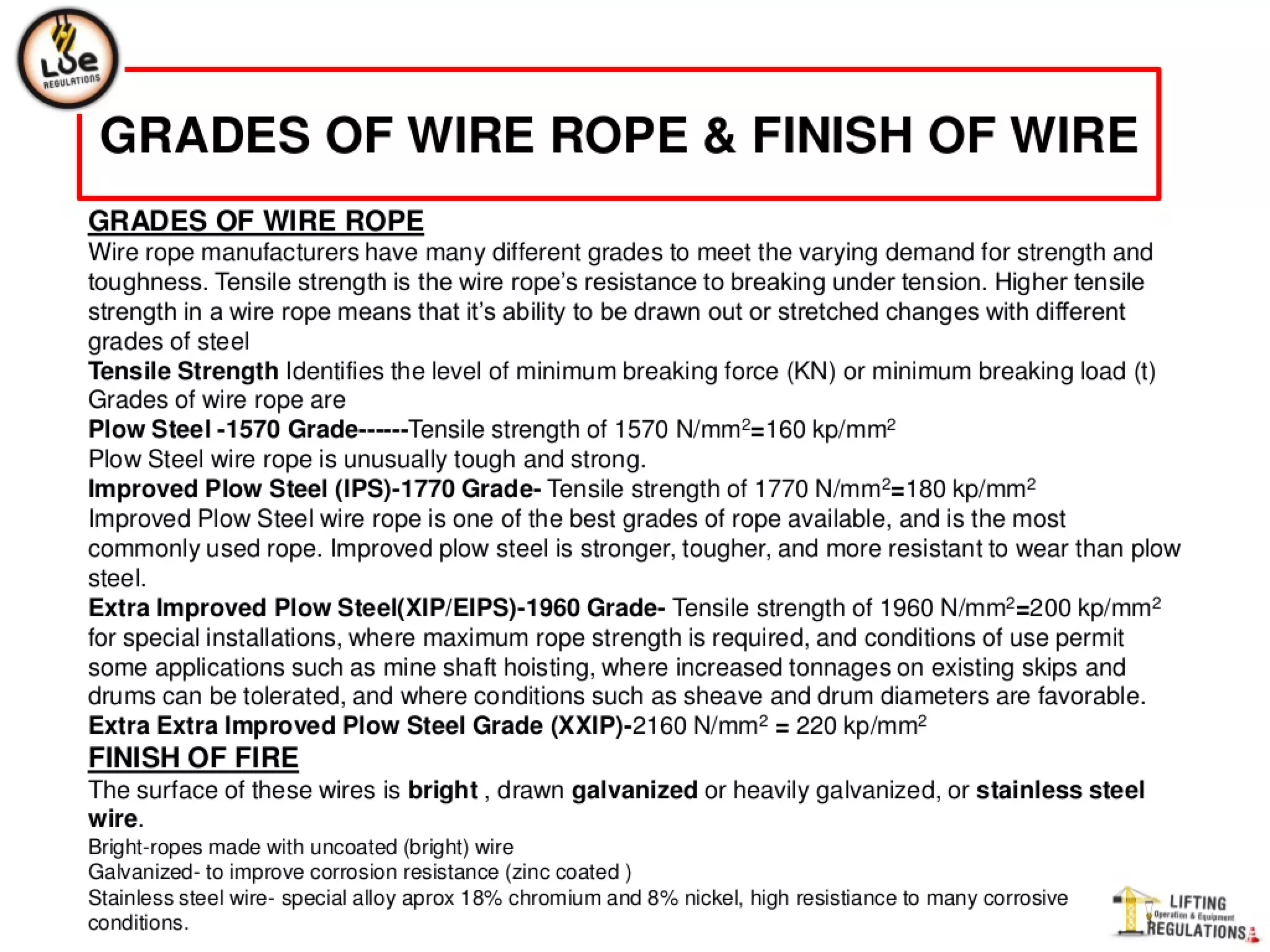 Wire rope slings | PDF