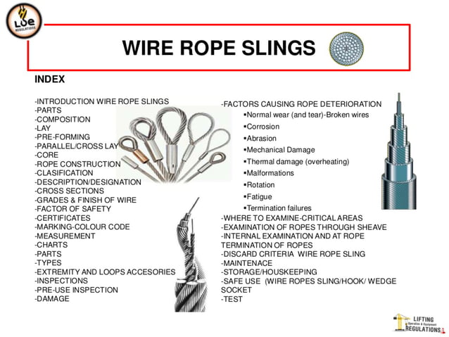 Wire rope slings | PDF