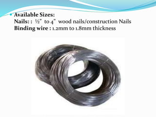 Wire and nails african industries group | PPTX