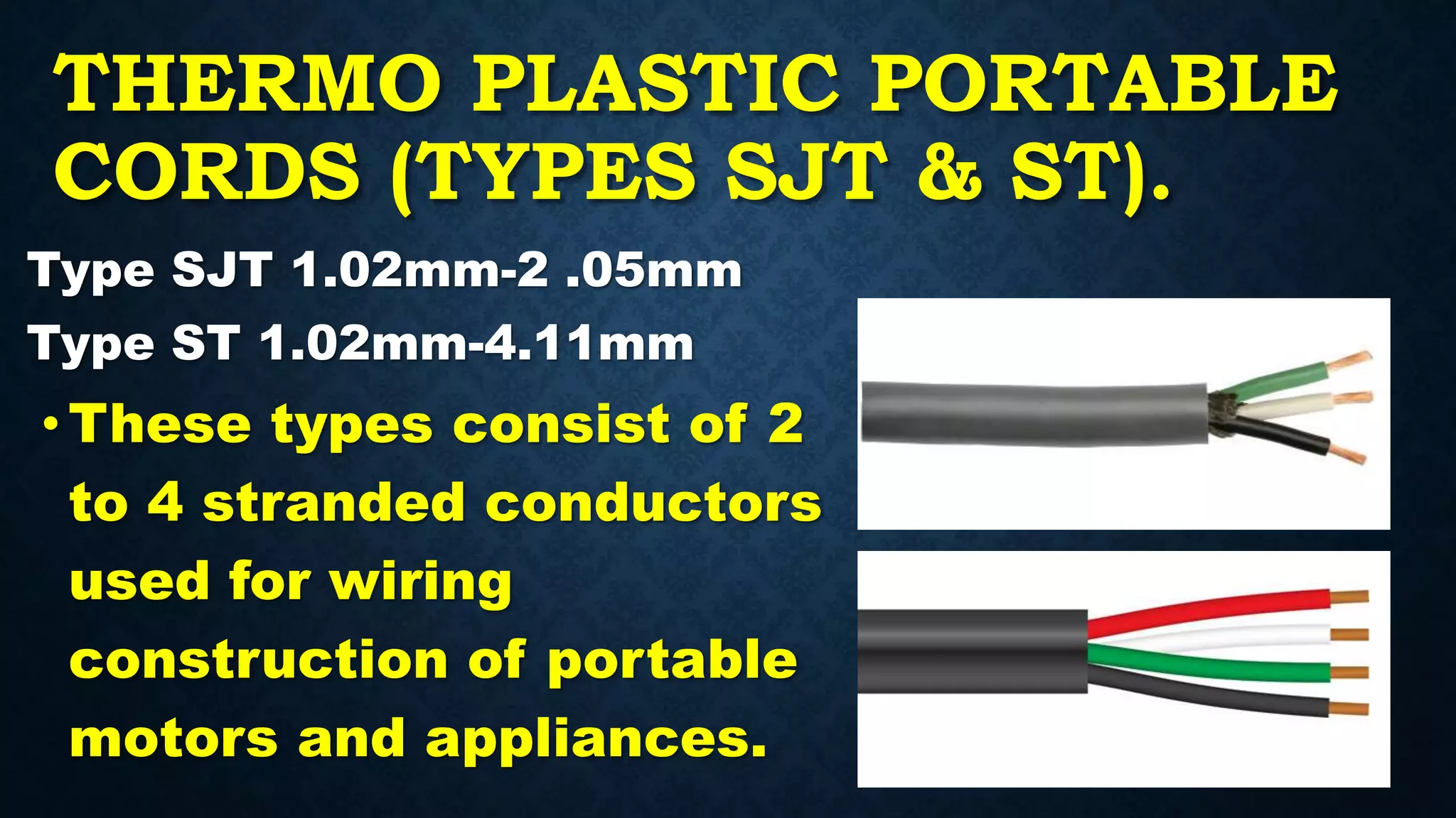 Wires and cables | PPTX