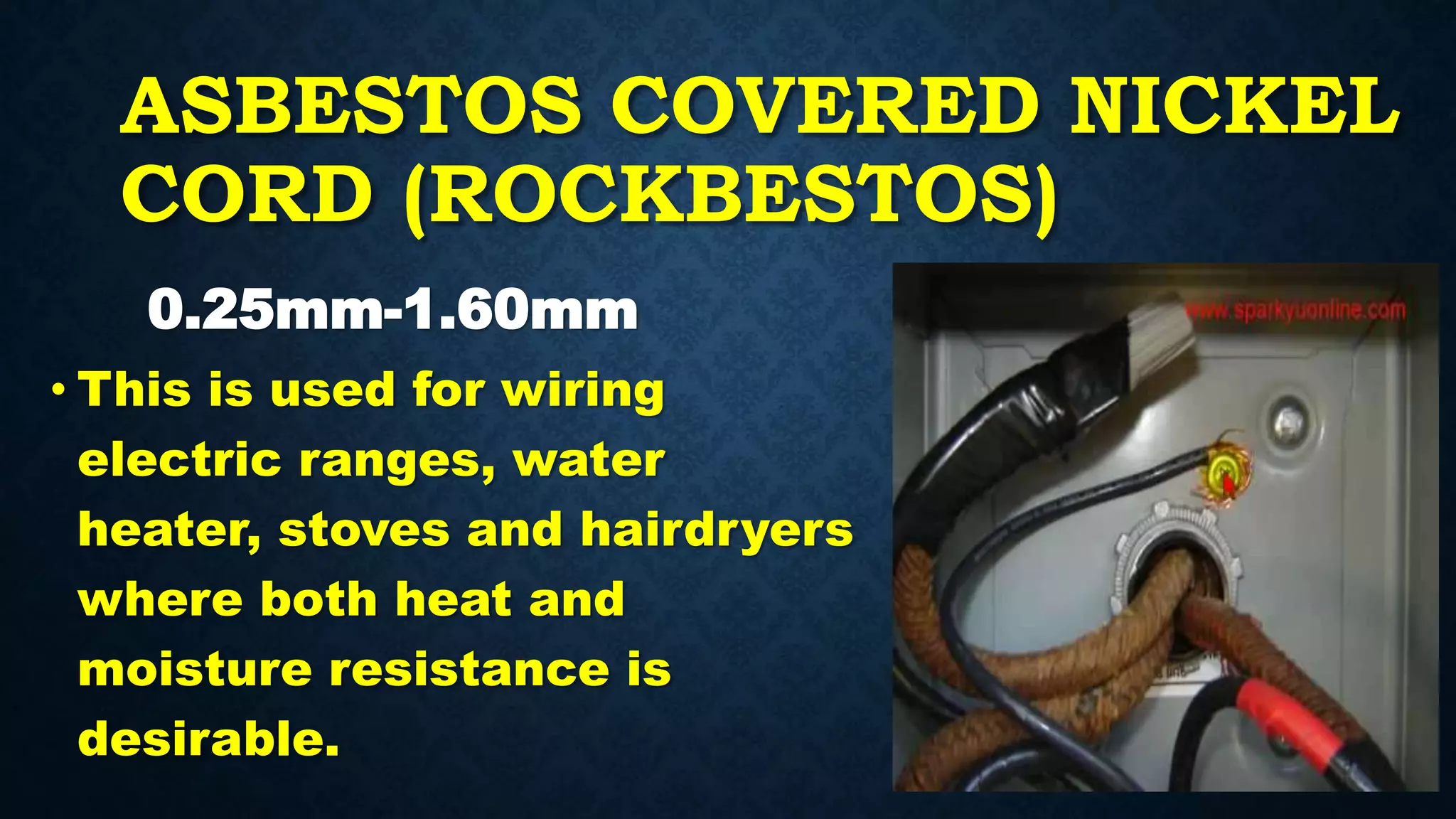 Wires and cables | PPTX