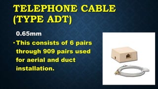 Wires and cables | PPTX