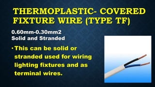 Wires and cables | PPTX