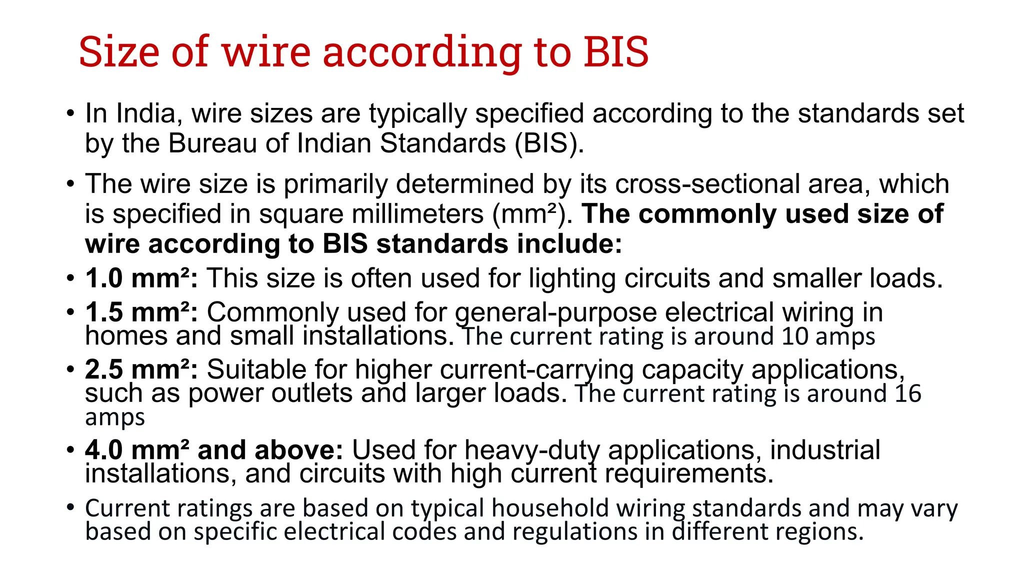 WIRES AND CABLES -building services t.y.b.arch. | PPT