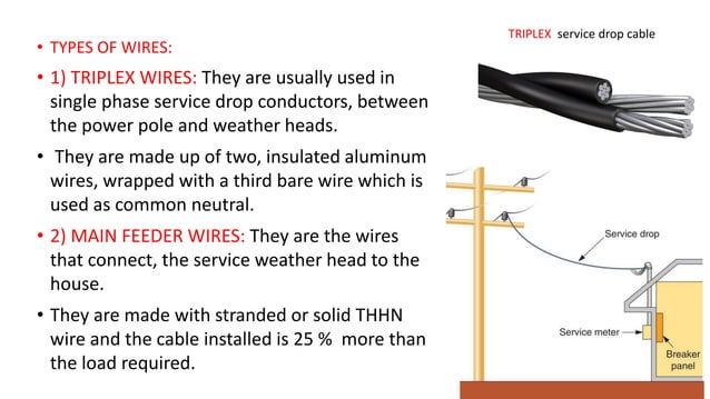 WIRES AND CABLES -building services t.y.b.arch. | PPT