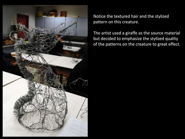 Wire Sculpture Project | PPTX