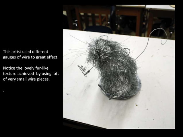 Wire Sculpture Project | PPTX