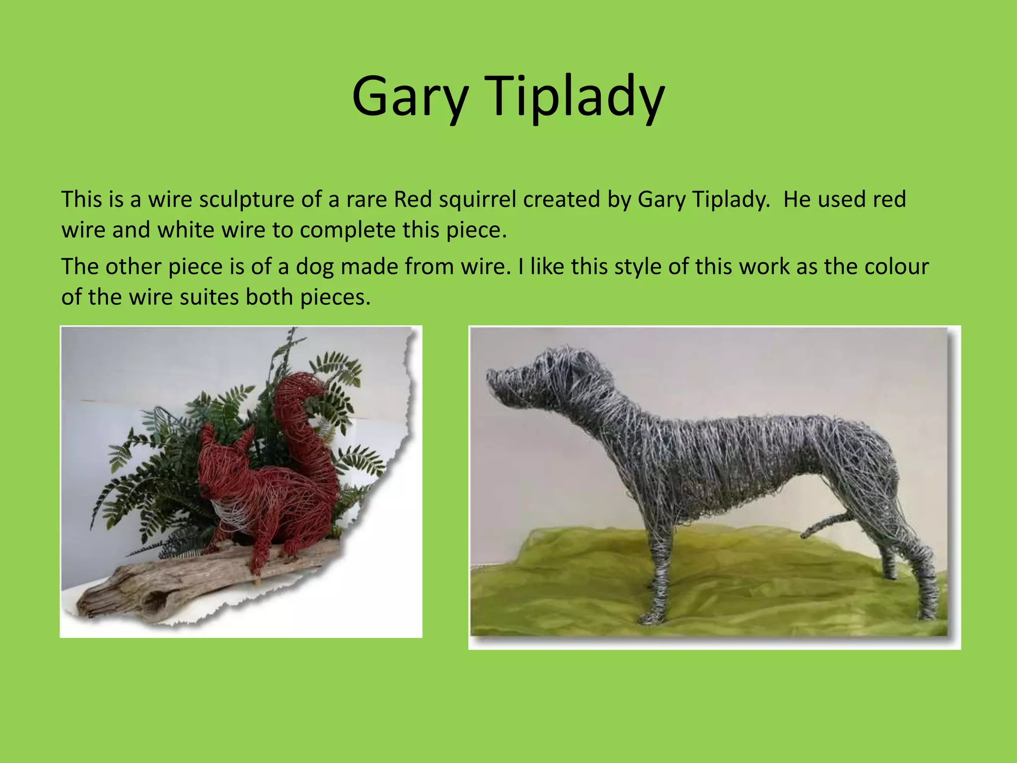 Wire Sculpture Artist | PPTX