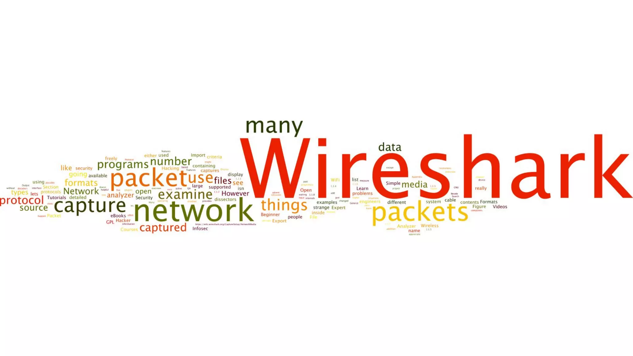 Wireshark Network Analyzer Tool Expressed In Word Clouds Ppt