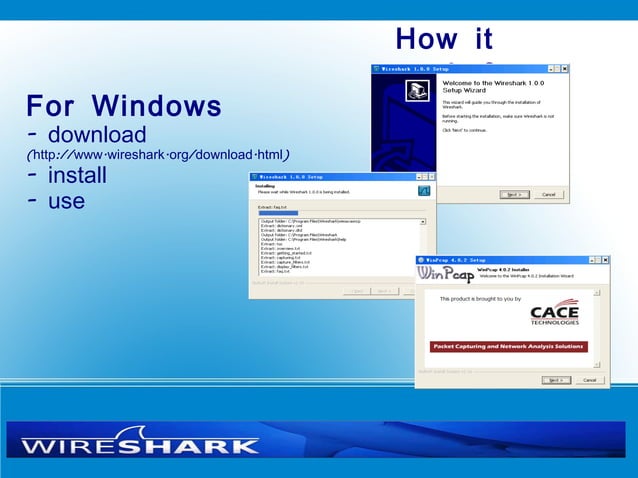 Wireshark - presentation | PPT | Computer Networking | Computing