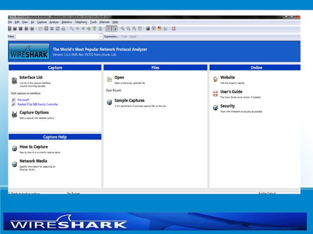 Wireshark - presentation | PPT | Computer Networking | Computing