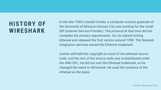 Network Tools Basic Fundamentals of Wireshark | PPT