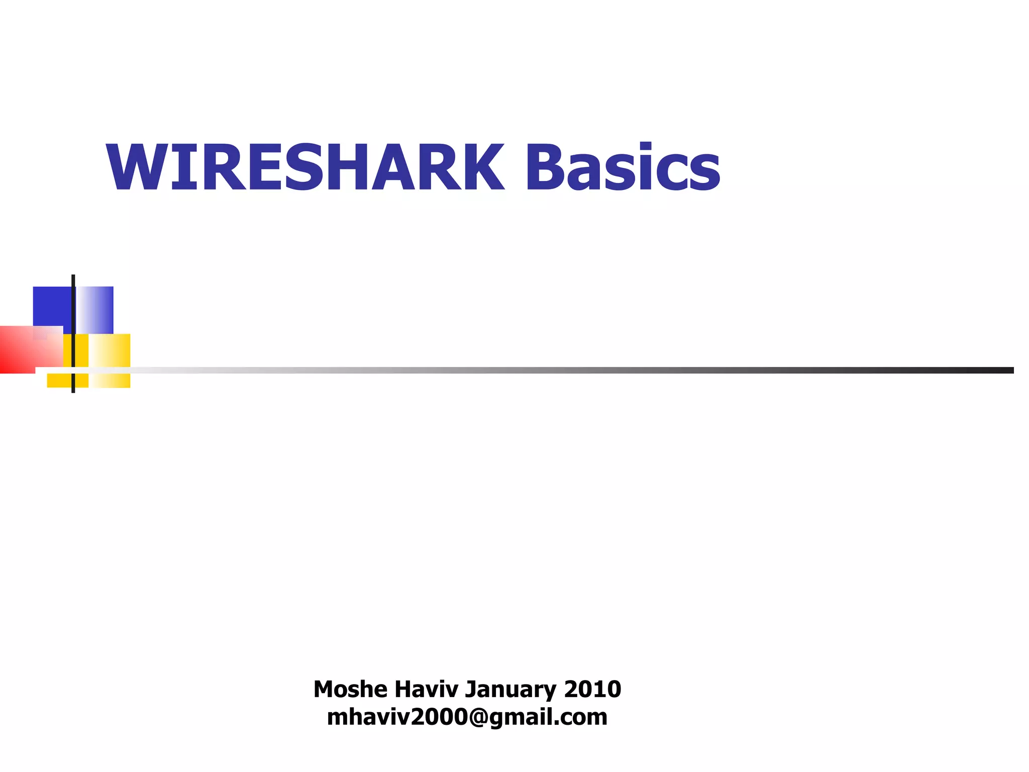 Wireshark Inroduction Li In | PPT | Computer Networking | Computing