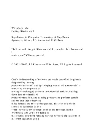 Wireshark Lab Getting Started v6.0 Supplement to Co.docx