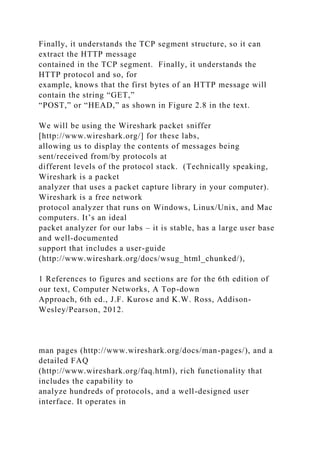 Wireshark Lab Getting Started v6.0 Supplement to Co.docx