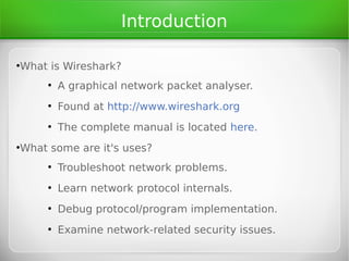 Wireshark lecture | PDF