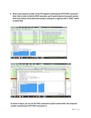 Wireshark TCP Trace | PDF
