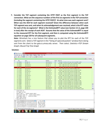 Wireshark TCP Trace | PDF