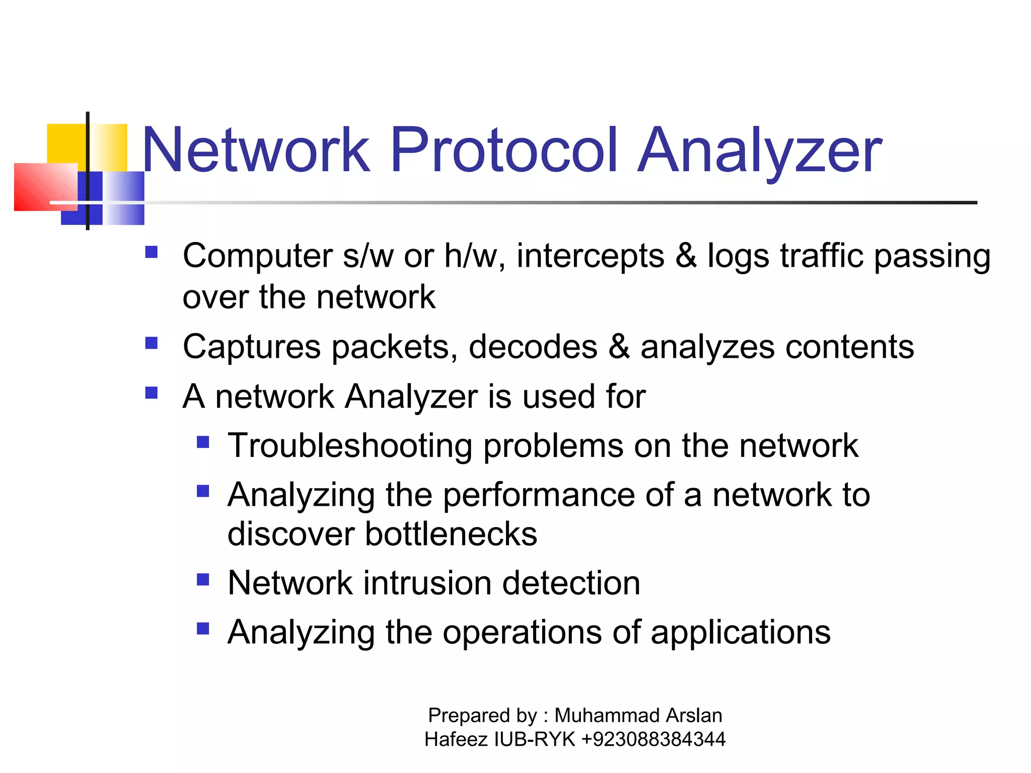 Wireshark working and basics | PPT | Computer Networking | Computing