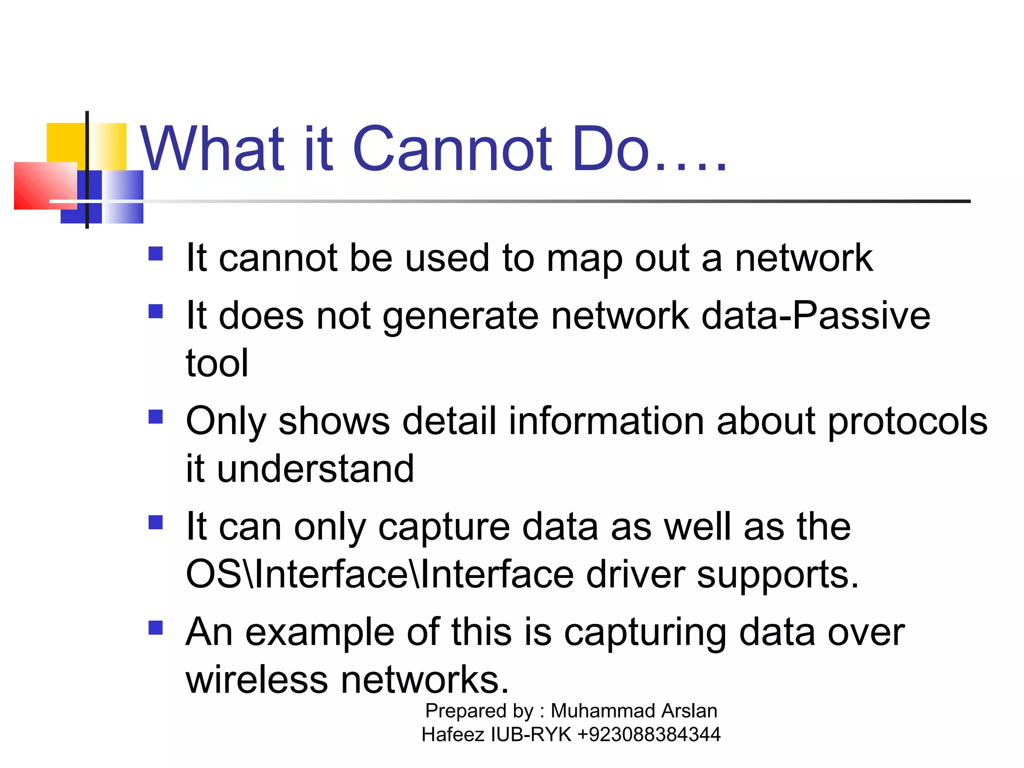 Wireshark working and basics | PPT | Computer Networking | Computing