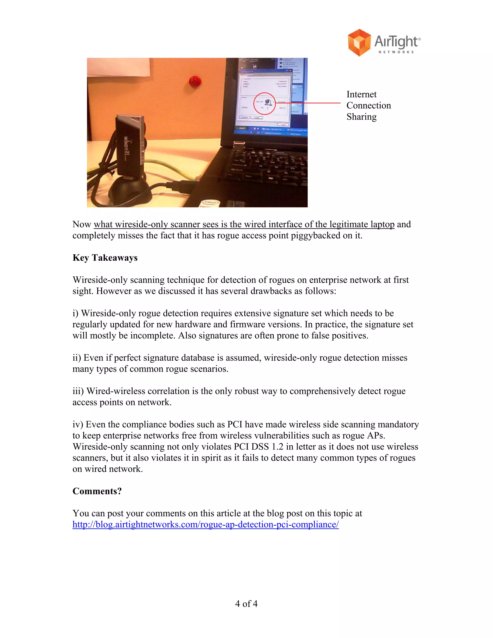 Wireside Only Rogue Access Point Detection Pdf