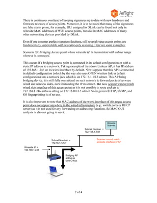 Wireside Only Rogue Access Point Detection | PDF | Computer Networking ...