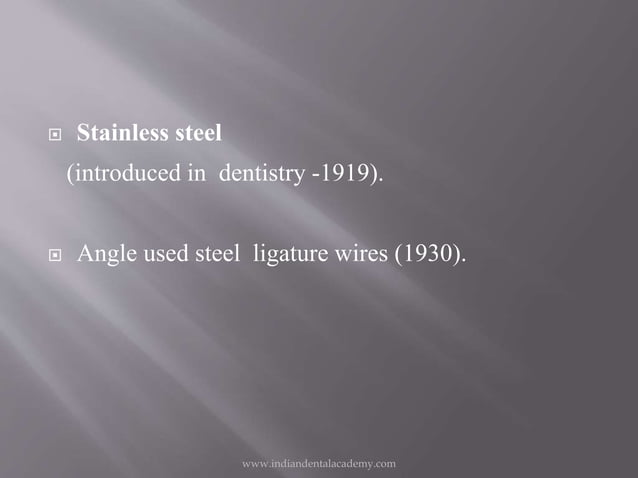 Wires in orthodontics | PPTX | Jewelry Making | Arts and Crafts