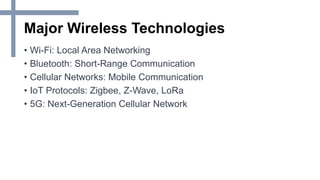 Wireless Connectivity of Real-World Applications | PPT