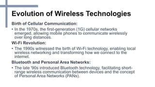 Wireless Connectivity of Real-World Applications | PPT