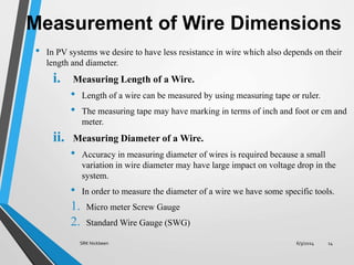 Wires (Solar Photovoltaic Technology and Systems).pptx