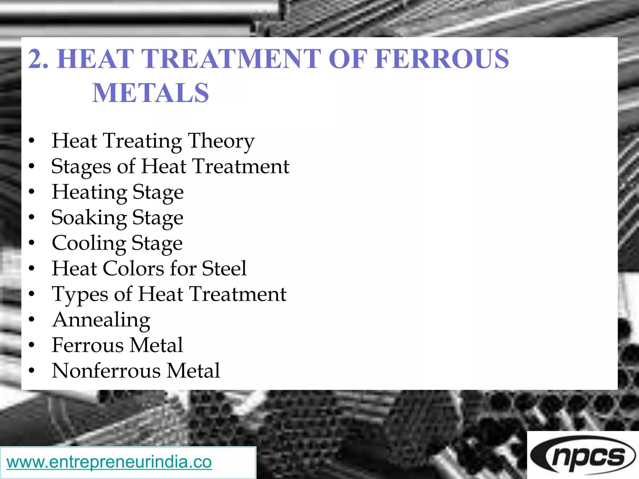 Wires, Tubes, Pipes, Steel Bars and S.S. Sheets Production with Ferrous Metal Casting ...