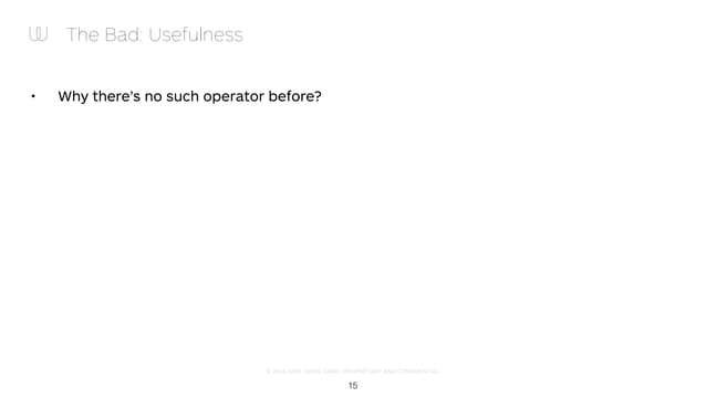 Custom Swift Operators The Good The Bad And The Ugly Ppt