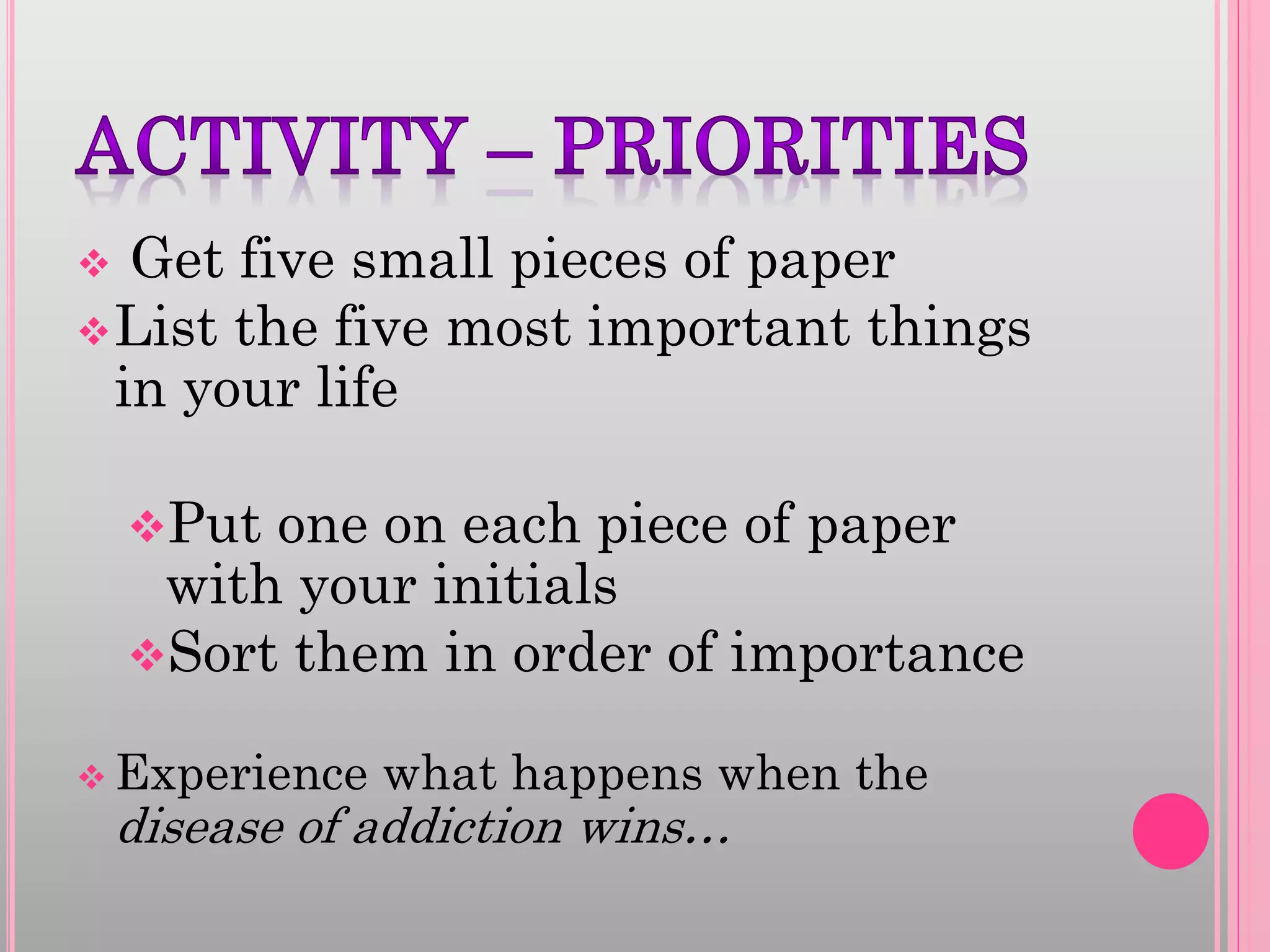 Women In Recovery Maslows Needs and Wants | PPTX | Substance Abuse ...